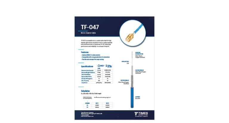 TF-047 | Times Microwave Systems